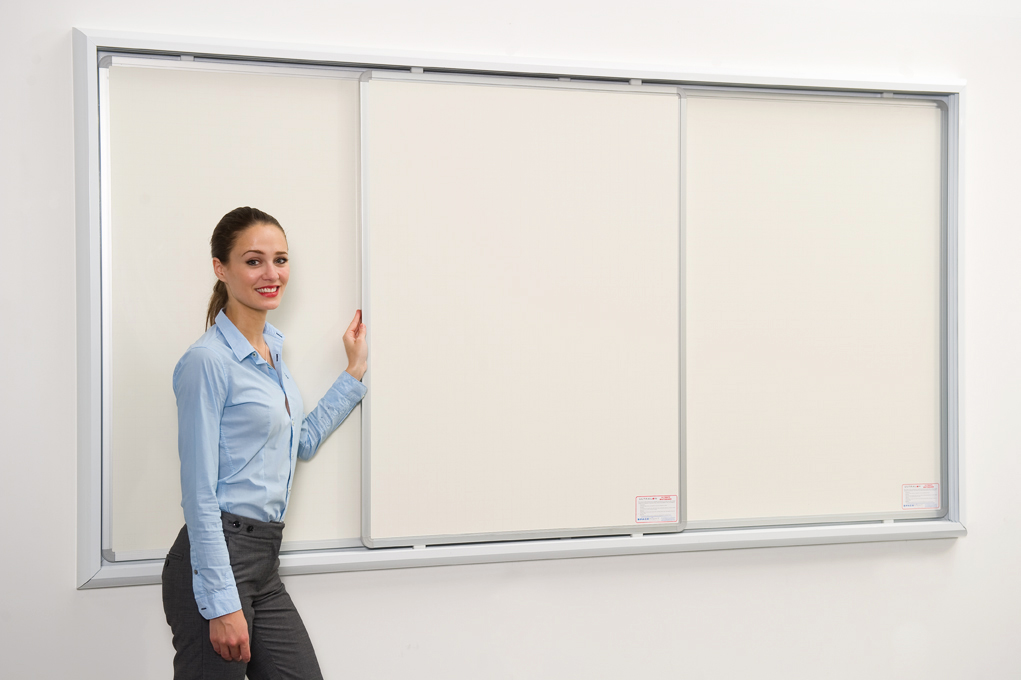 Sliding Panel Writing Boards | White Boards | Ultralon | Made in UK