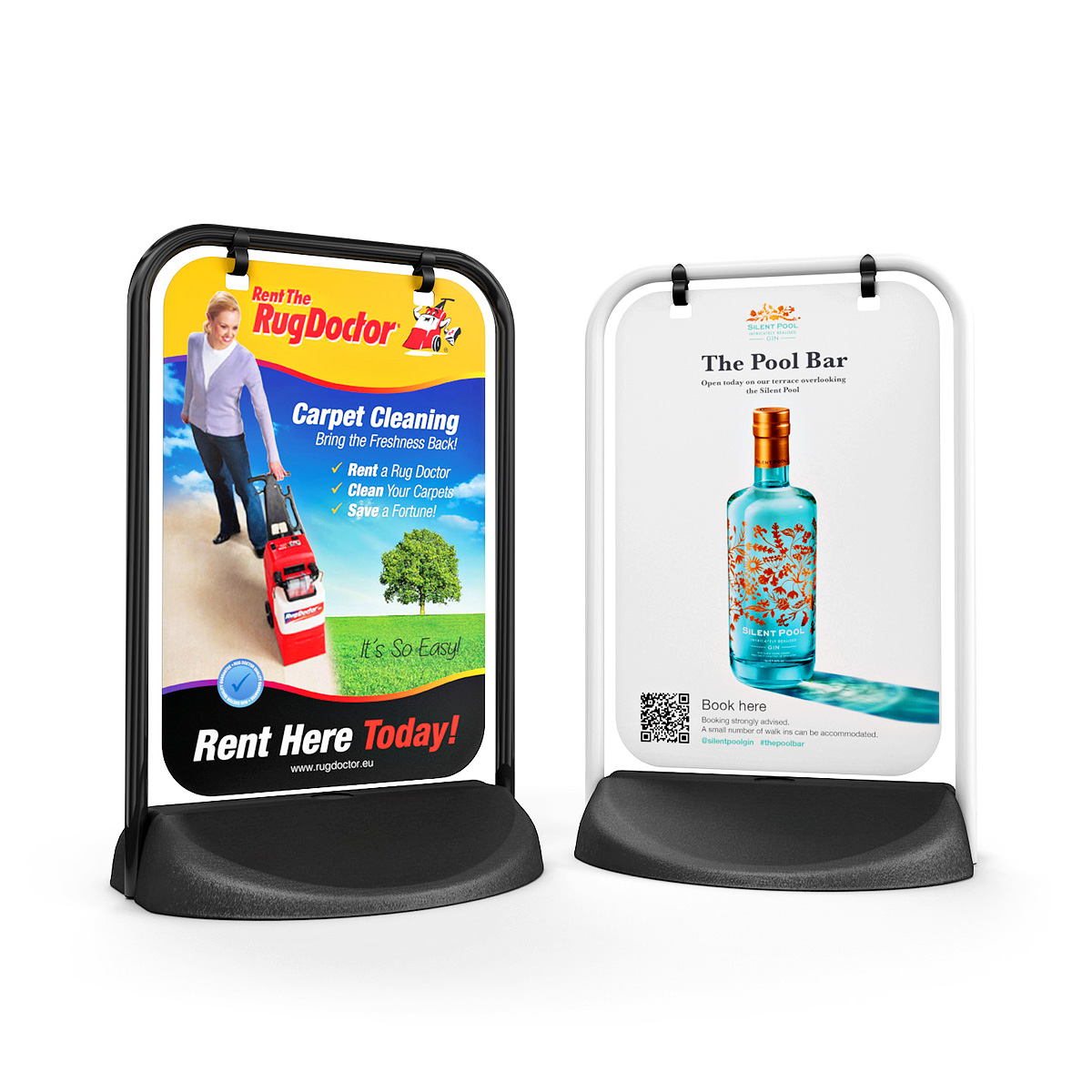 Swinger 2 Panel Pavement Swing Sign | XL Displays UK