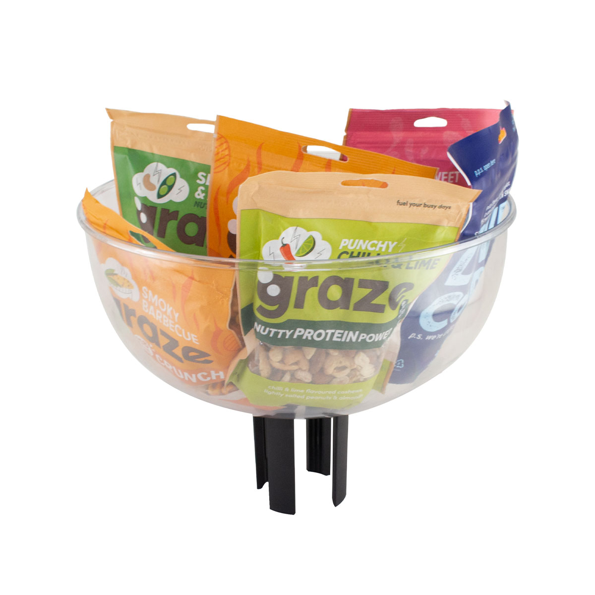 Tensabarrier® Queue Barrier Display Bowl | Tensator Merchandising Bowl