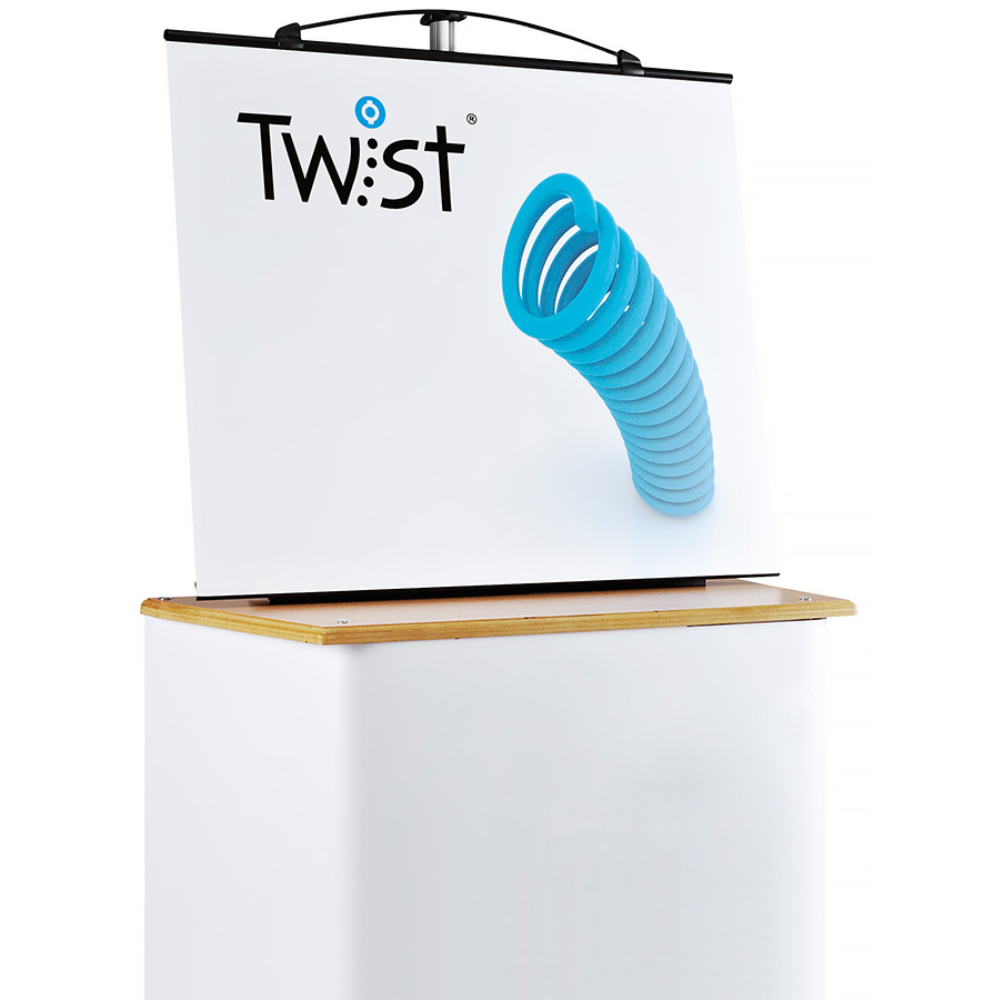 Twist Desktop Banner | Twist Tabletop Banner