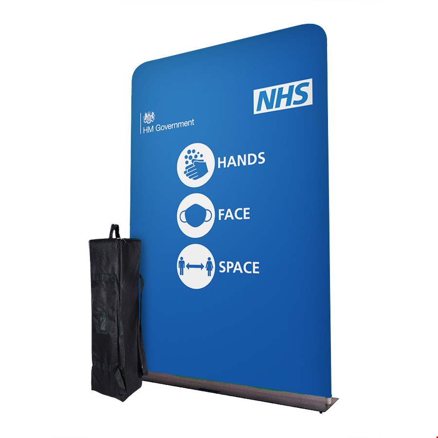 COVID-19 Social Distancing Backdrop | COVID-19 Signs and Displays