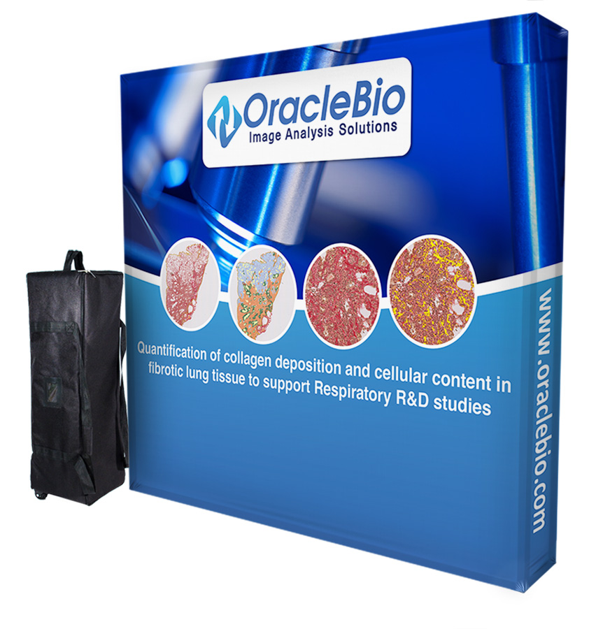 3x3 Hop Up Display Stand | Printed Fabric Hop-Up Exhibition Stand